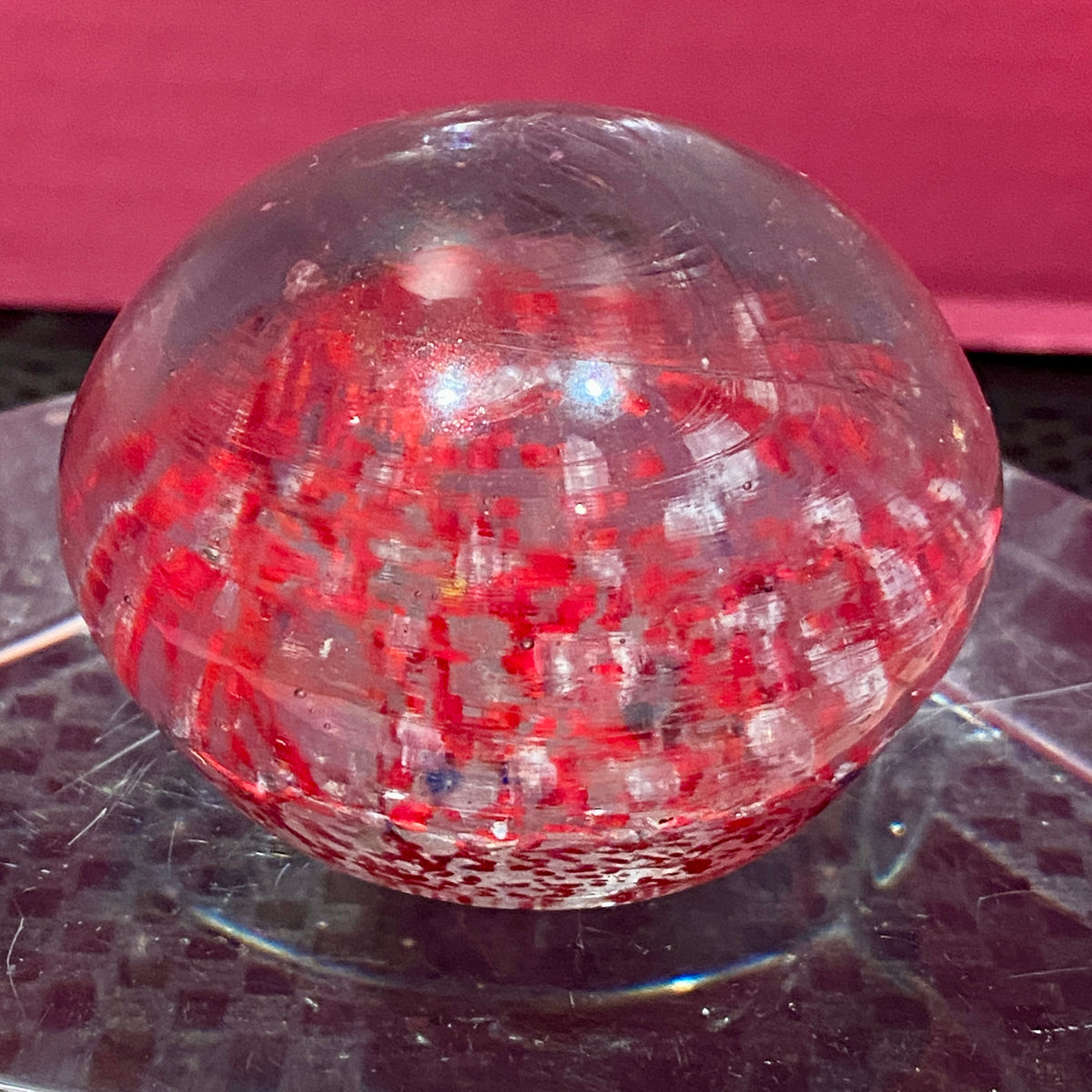 Red Paperweight – Hudson Vintage